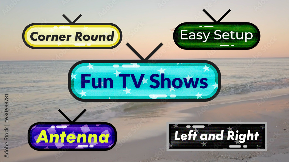 Fun TV Shows Lower Thirds Stock Template | Adobe Stock
