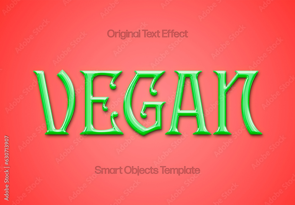 Fancy Text Effect Mockup Stock Template | Adobe Stock