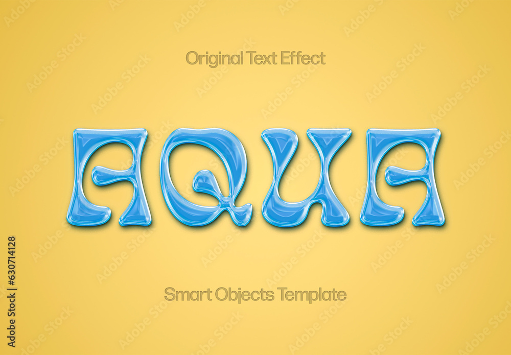 Quirky Text Effect Mockup Stock Template | Adobe Stock