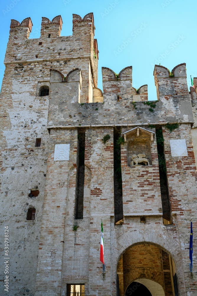Scaligero Castle, The castle was originally built by the Della Scala ...