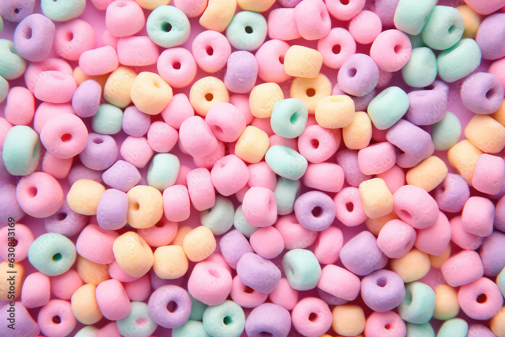 Crunchy breakfast cereal texture. Delicious wallpaper with crispy dry ...