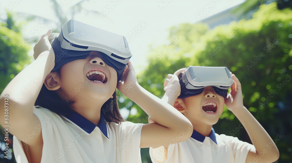 Future virtual reality learning process for children in a kindergarten ...