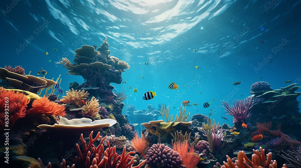 beautiful underwater shots with colorful coral reefs and amazing ...