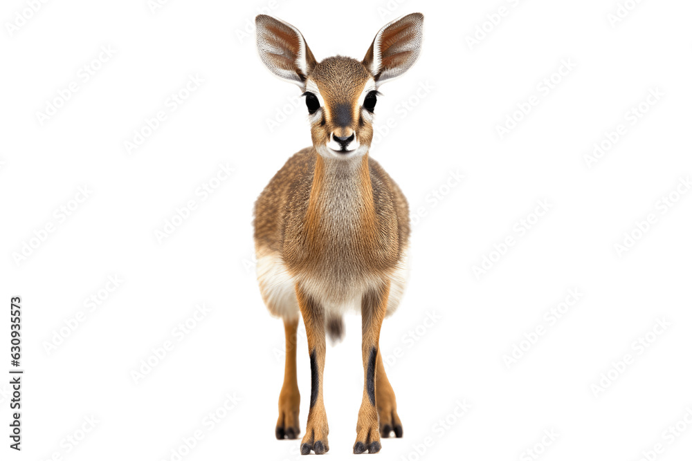 African Dik-dik isolated on transparent background. Stock Illustration ...