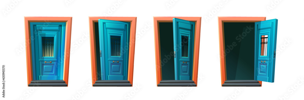 Vector cartoon style icon illustrations. Sprite animation for 2d game ...