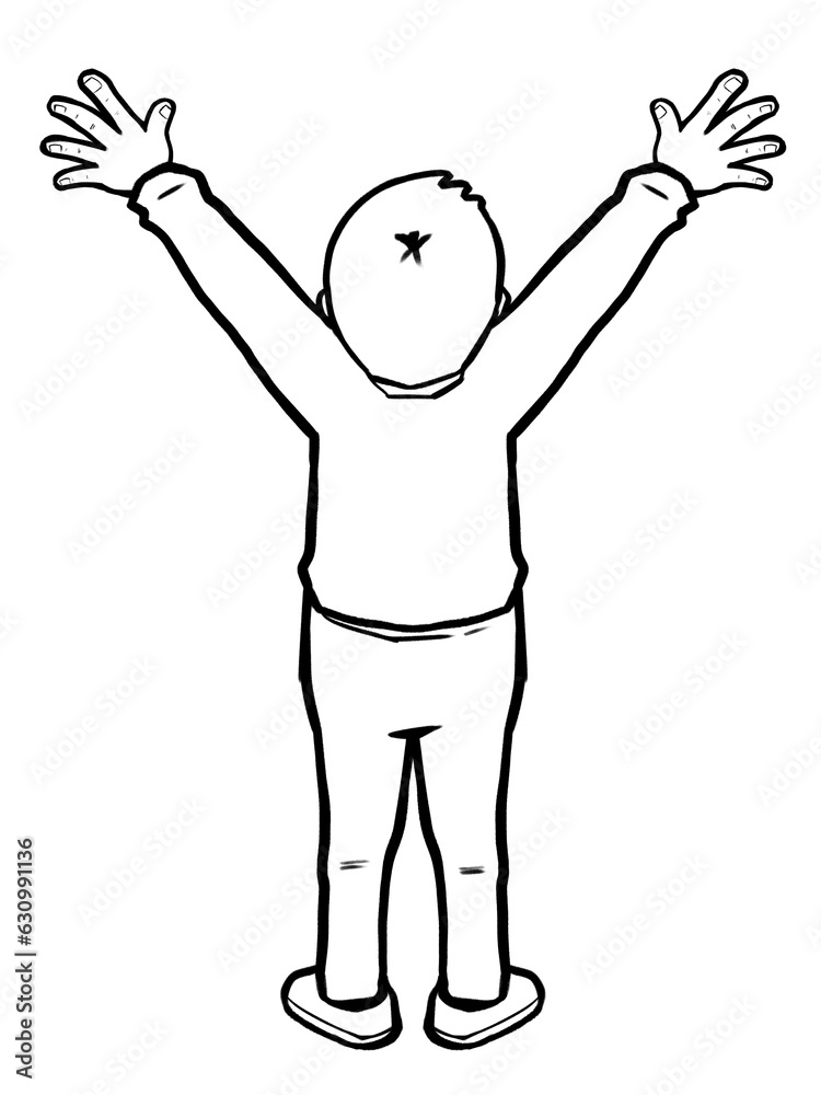 cartoon images of men and women, happy, rejoicing in God's grace Stock ...