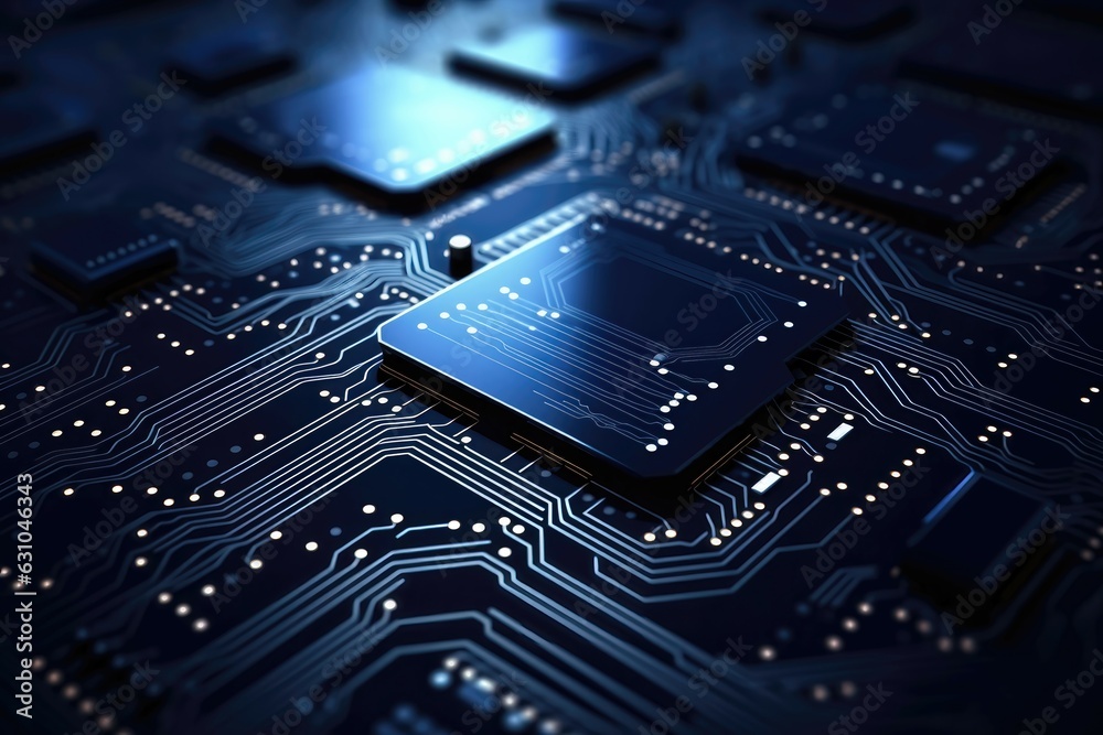 Cybernetic circuitry texture background, intricate and futuristic ...