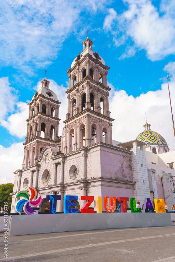 Catedral de la ciudad Teziutlan Puebla. Pueblo mágico del estado de ...