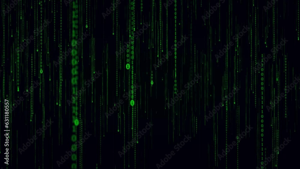 Matrix Code Falling Green Letters world digital rain mesmerizing Matrix inspired animation ...