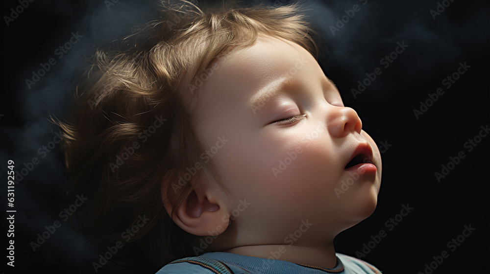 The baby mimics deep breathing exercises they might have seen grown-ups ...