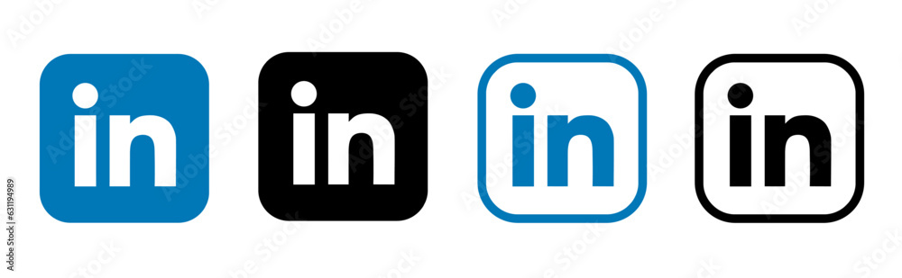 High resolution LinkedIn web icon transparent png download. Social ...