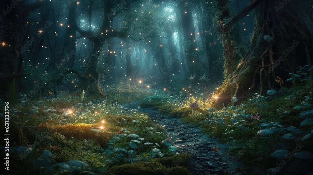 Enchanted Forest - An immersive scene Stock Photo | Adobe Stock