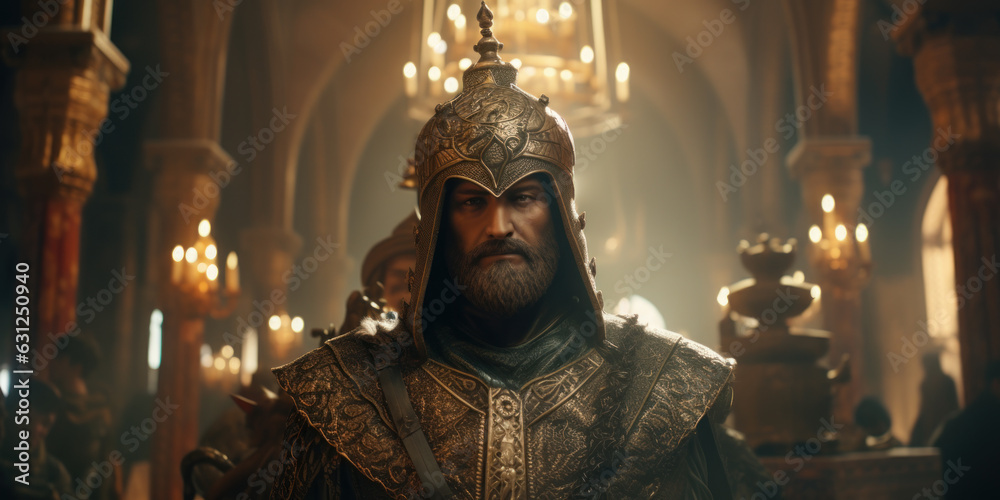 Turkish Seljuk Emperor Ruler Alp Arslan, the second Sultan of the ...