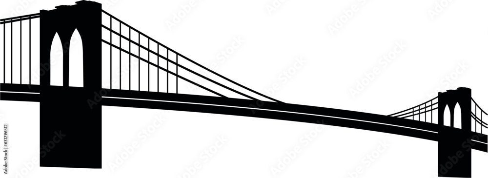 Vetor de Brooklyn Bridge Cutfile, cricut ,silhouette, SVG, EPS, JPEG ...