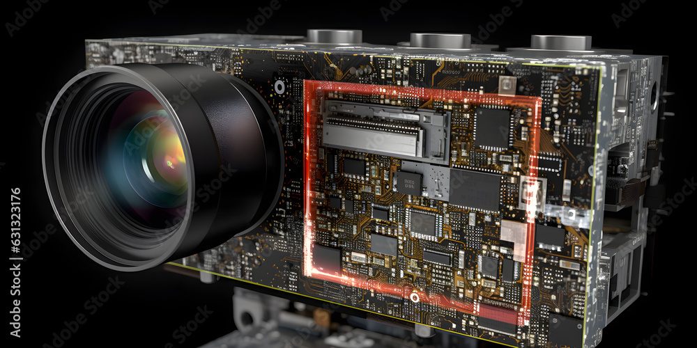 Machine Vision Image Recognition Object Detection Compute One Generative Ai Stock Illustration