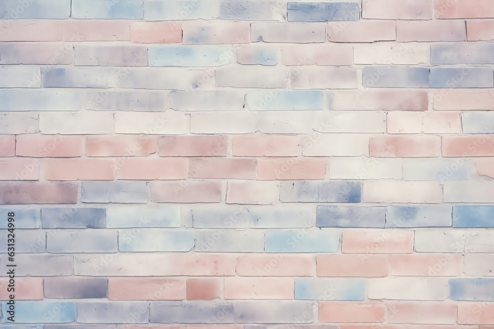 Generative AI : Pastel brick wall texture Interiors background. Gray ...