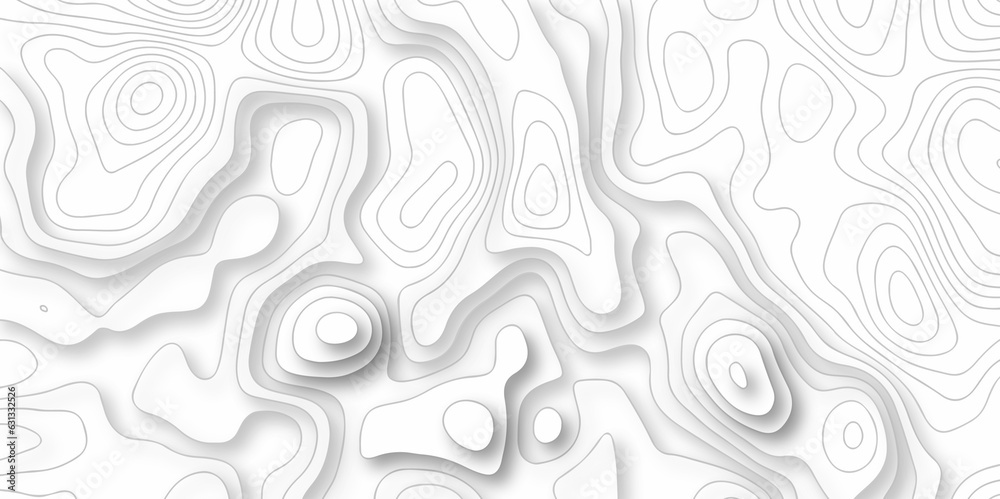 Seamless pattern with lines Topographic map. Geographic mountain relief ...