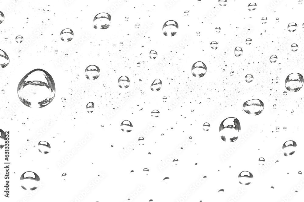 clear water drops on png transparent background, raindrops on window ...