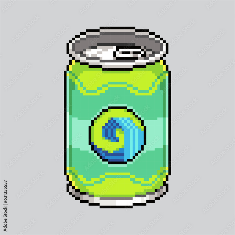 Pixel art illustration Soda. Pixelated soda. Soda drink icon pixelated ...