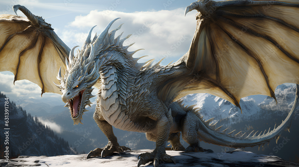 The appearance of dragons in the ferocious breeding season, Created ...