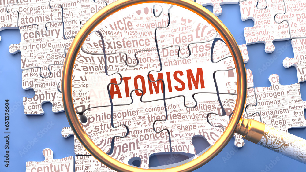 Atomism being closely examined along with multiple vital concepts and ...