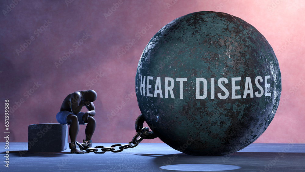 Heart disease - a metaphor showing human struggle with Heart disease ...