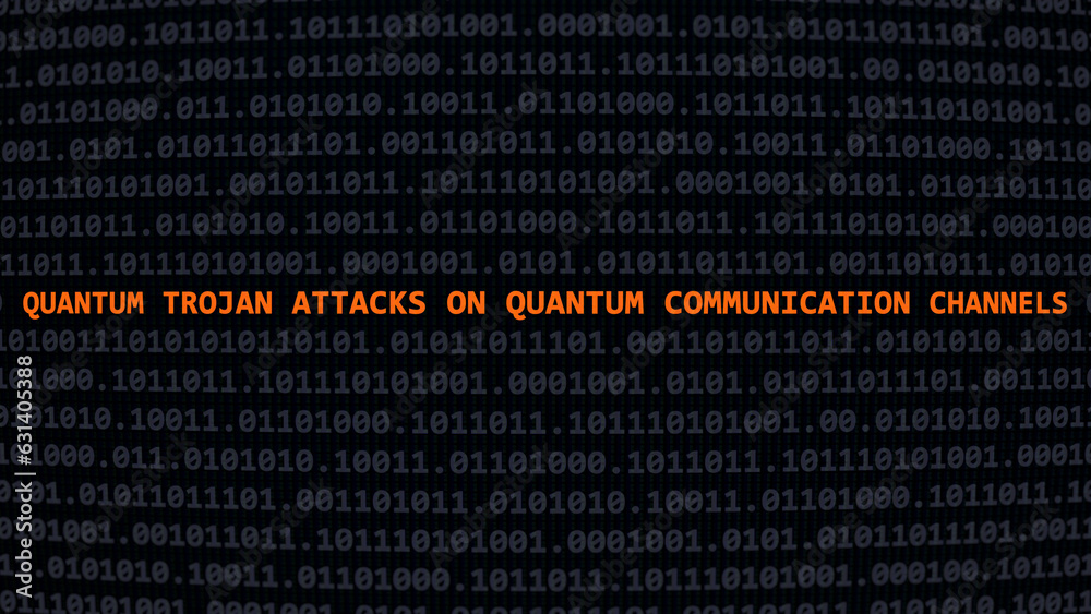 Cyber attack quantum trojan attacks on quantum communication channels. Vulnerability text in ...