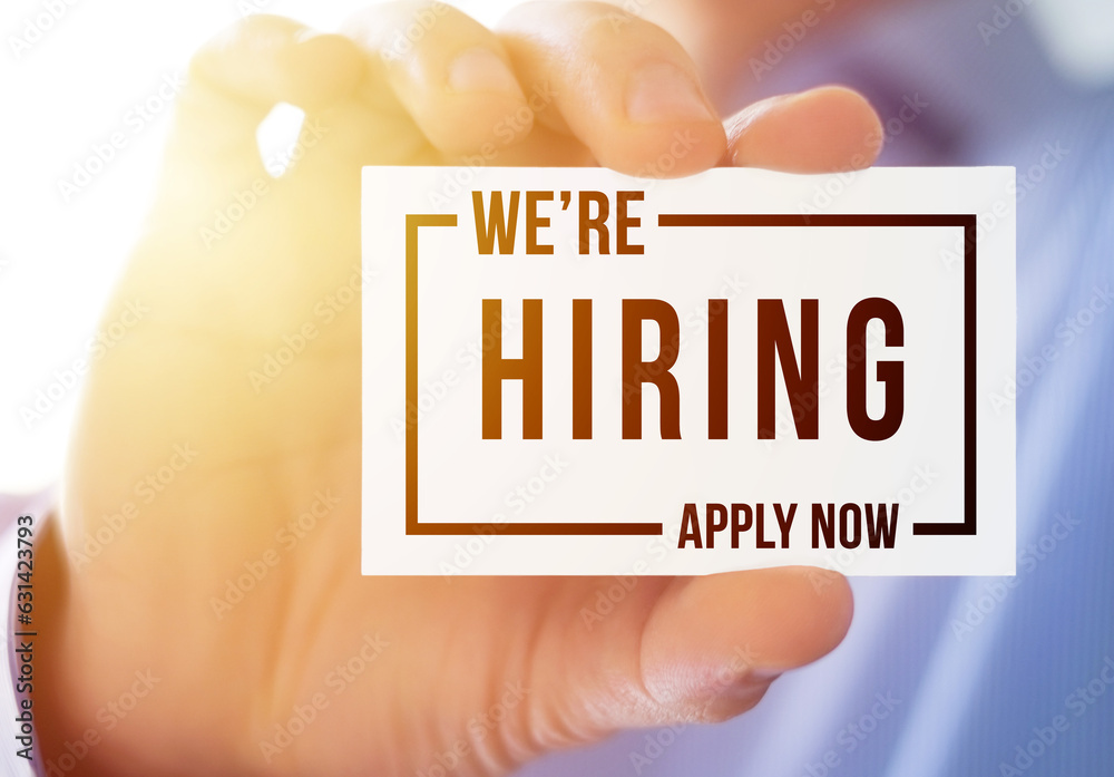 Poster we are hiring - apply now – Wall Art | UkPosters