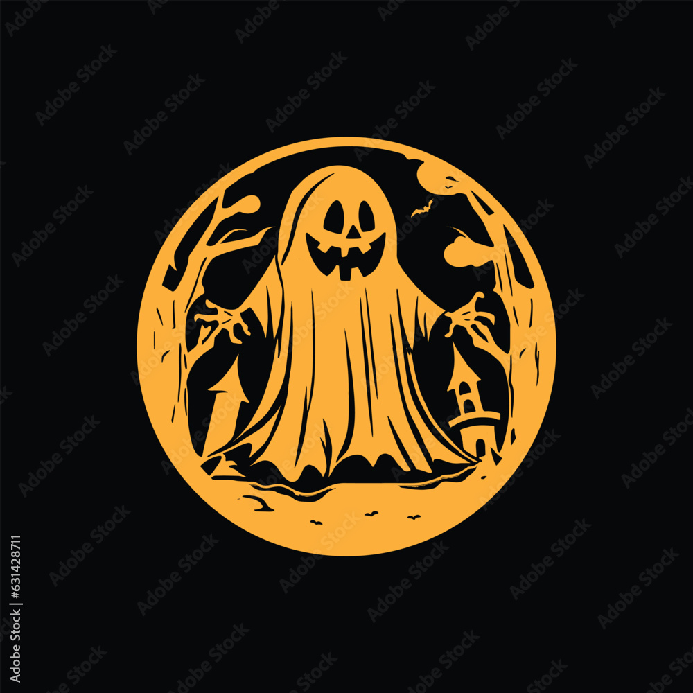 ghost vector Halloween symbol cartoon icon logo Stock Vector | Adobe Stock