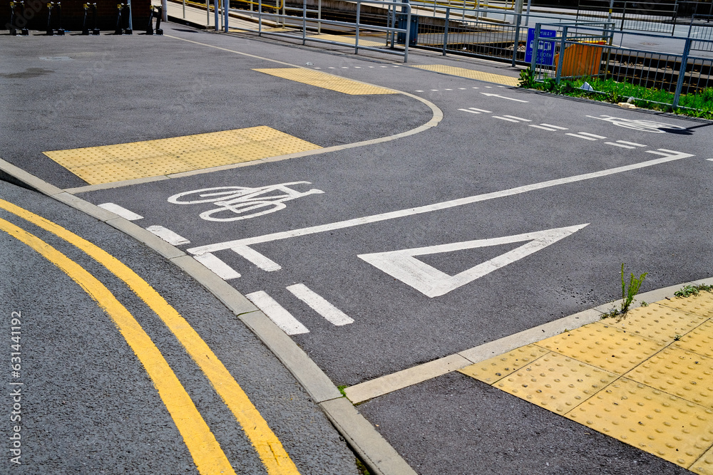 Poster Urban Traffic Signs and Road Markings – Wall Art | UkPosters