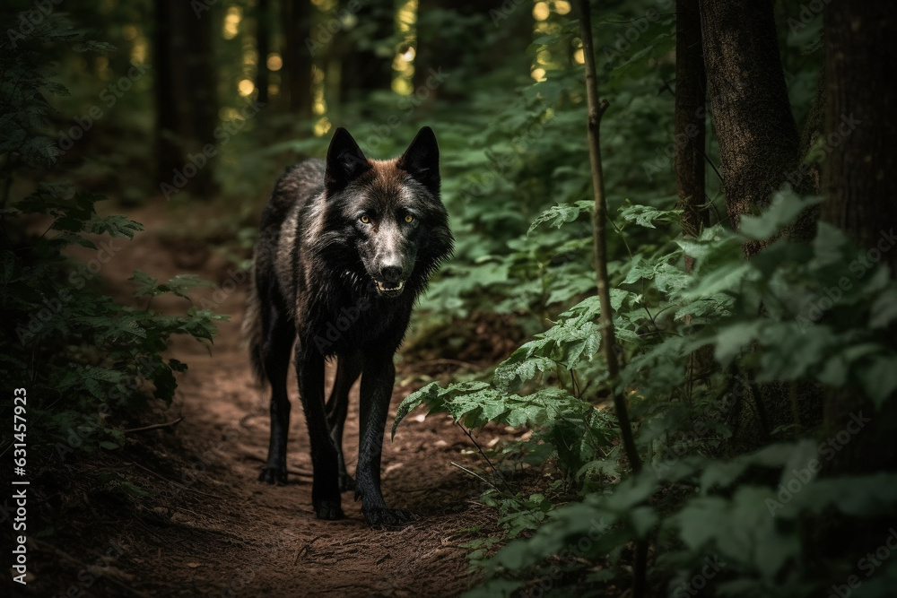 Encounter the awe inspiring presence of a big, scary, and majestic lone ...