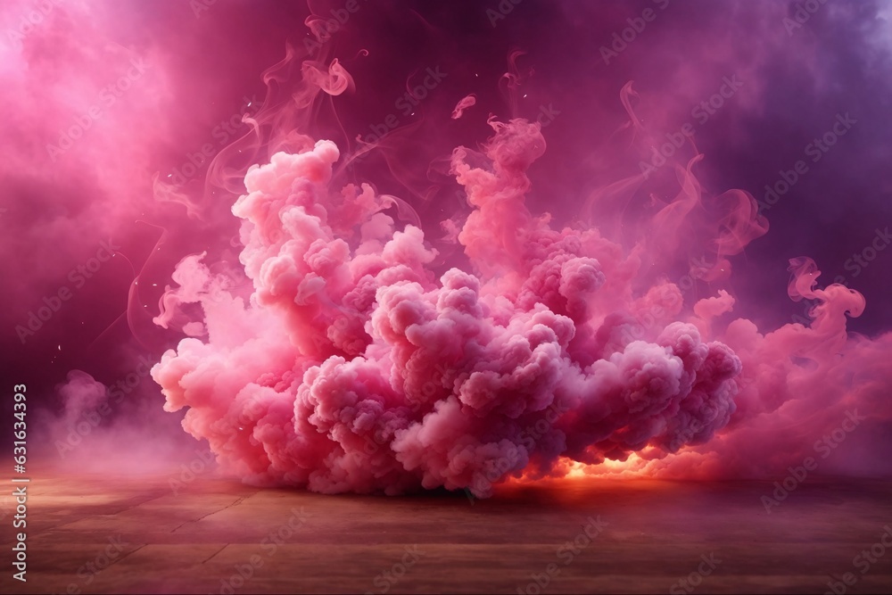 Pink Smoke Bomb Wallpaper, Smoke Bomb Background, Pink Smoke Bomb ...