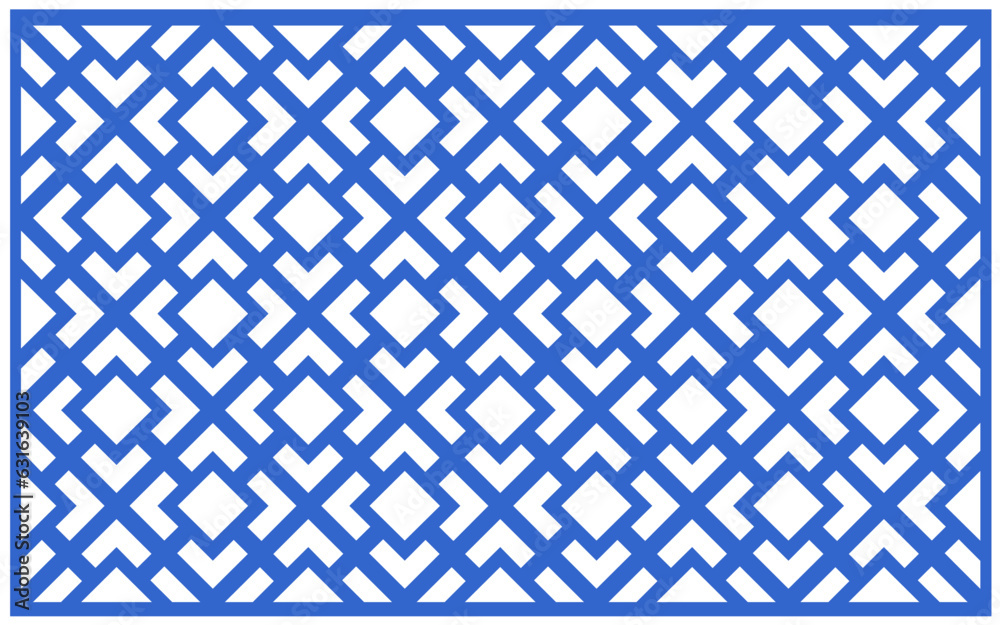 Decorative blue patterns with white background, Islamic, floral and ...