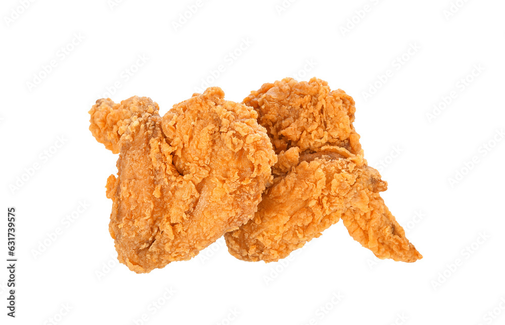 Fried chicken wings isolated on transparent background. PNG Stock Photo ...