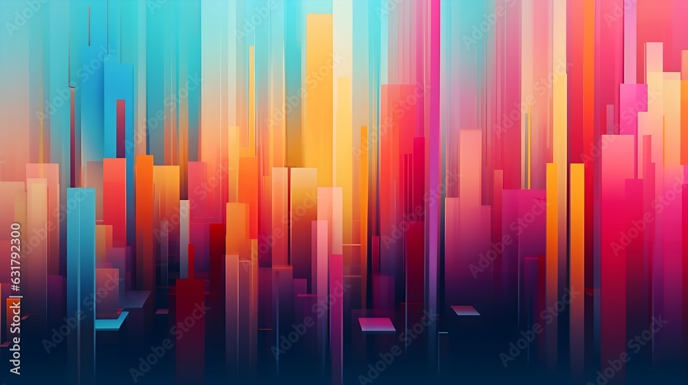 Abstract digital artwork representing the concept of data ...