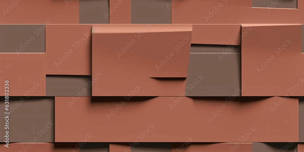 Terracotta Tile Accent Facade Texture Seamless and Beautiful Stock ...