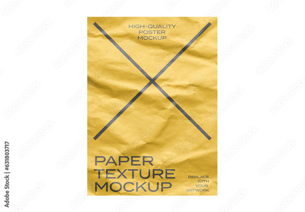 Paper Mockup Texture Letterhead Template Branding Identity Poster Flyer ...