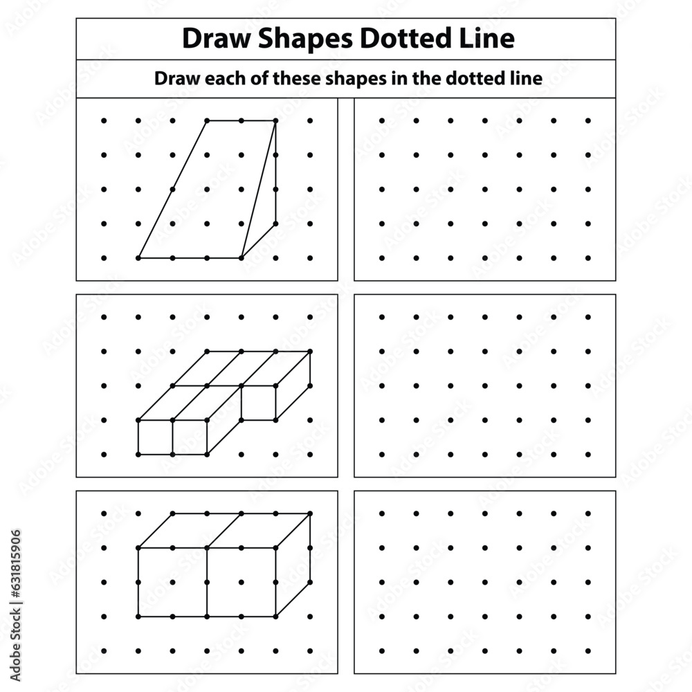 Practice exercise: Draw an isometric cube on each of these shapes using ...