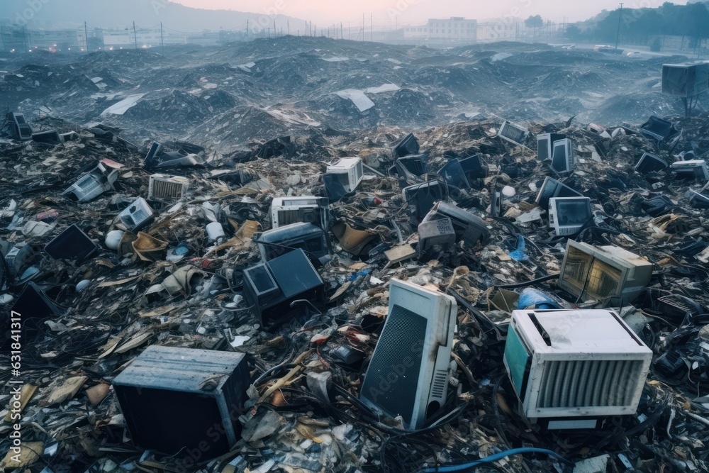 colossal e-waste dumpsite on city outskirts showcases the alarming ...