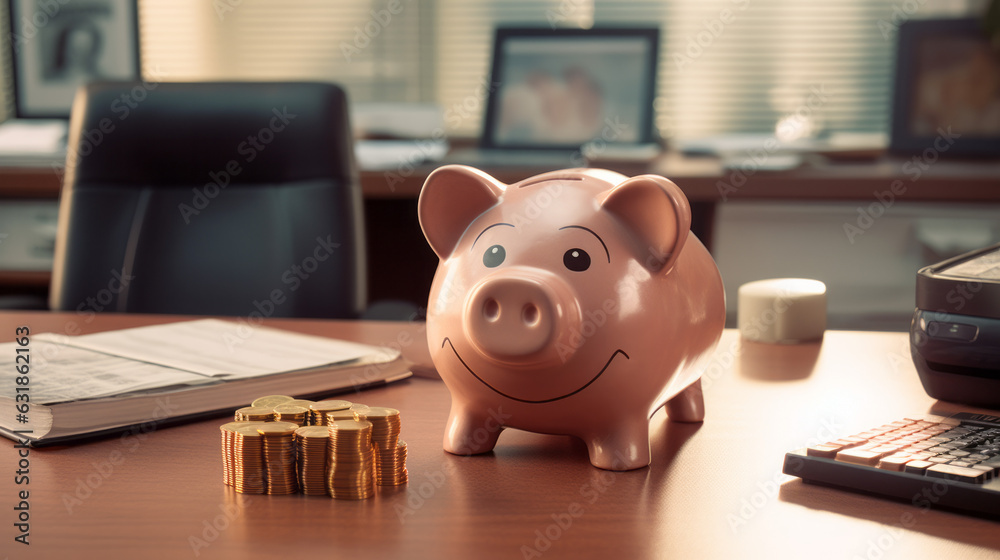 Pig safe - Safe - Savings - Savings - Saving - Created with Generative ...