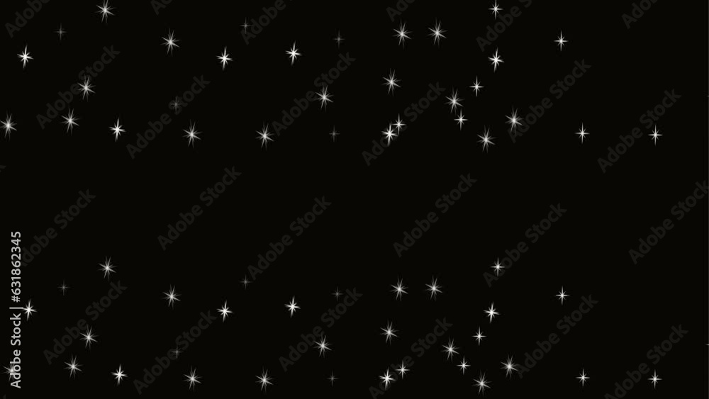 stars background and 2d animation , night sky, shiny stars abstract ...