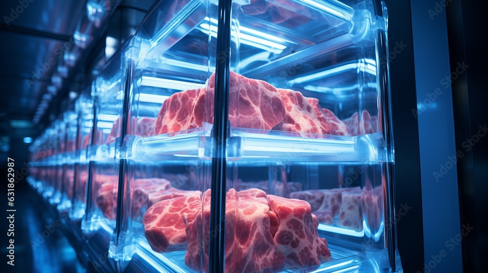 Artificial meat is produced in the laboratory. Analysis of the ...