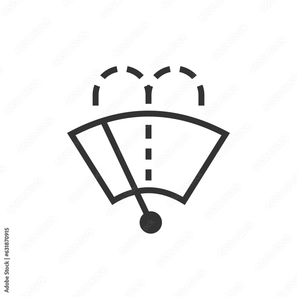 Windscreen washer and wiper icon. Windshield washer symbol modern, simple, vector, icon for ...