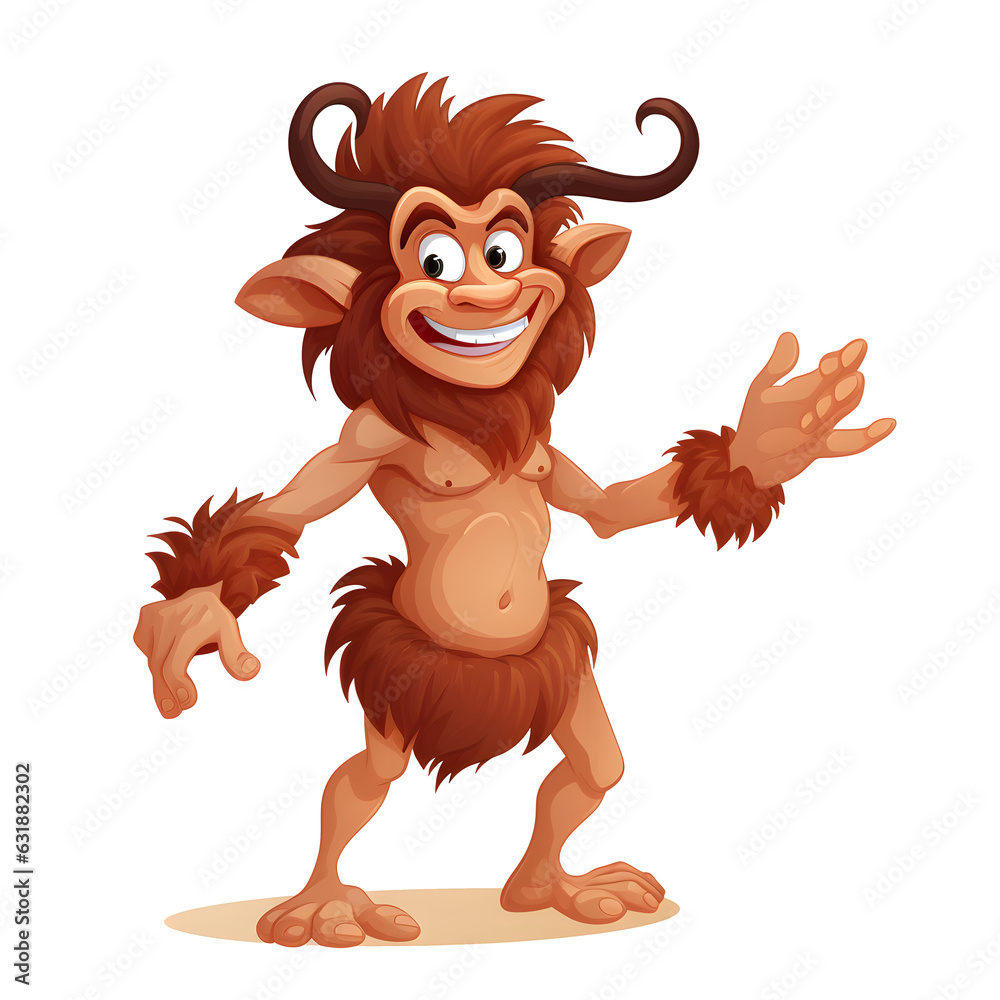 Cartoon clipart of Satyr, transparent background Stock Illustration ...