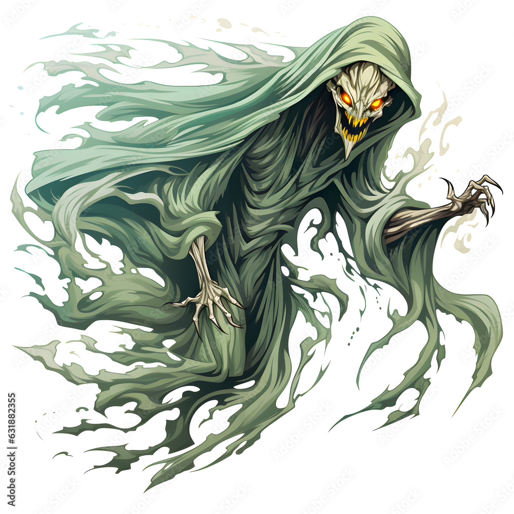 Cartoon clipart of Banshee, transparent background Stock Illustration ...