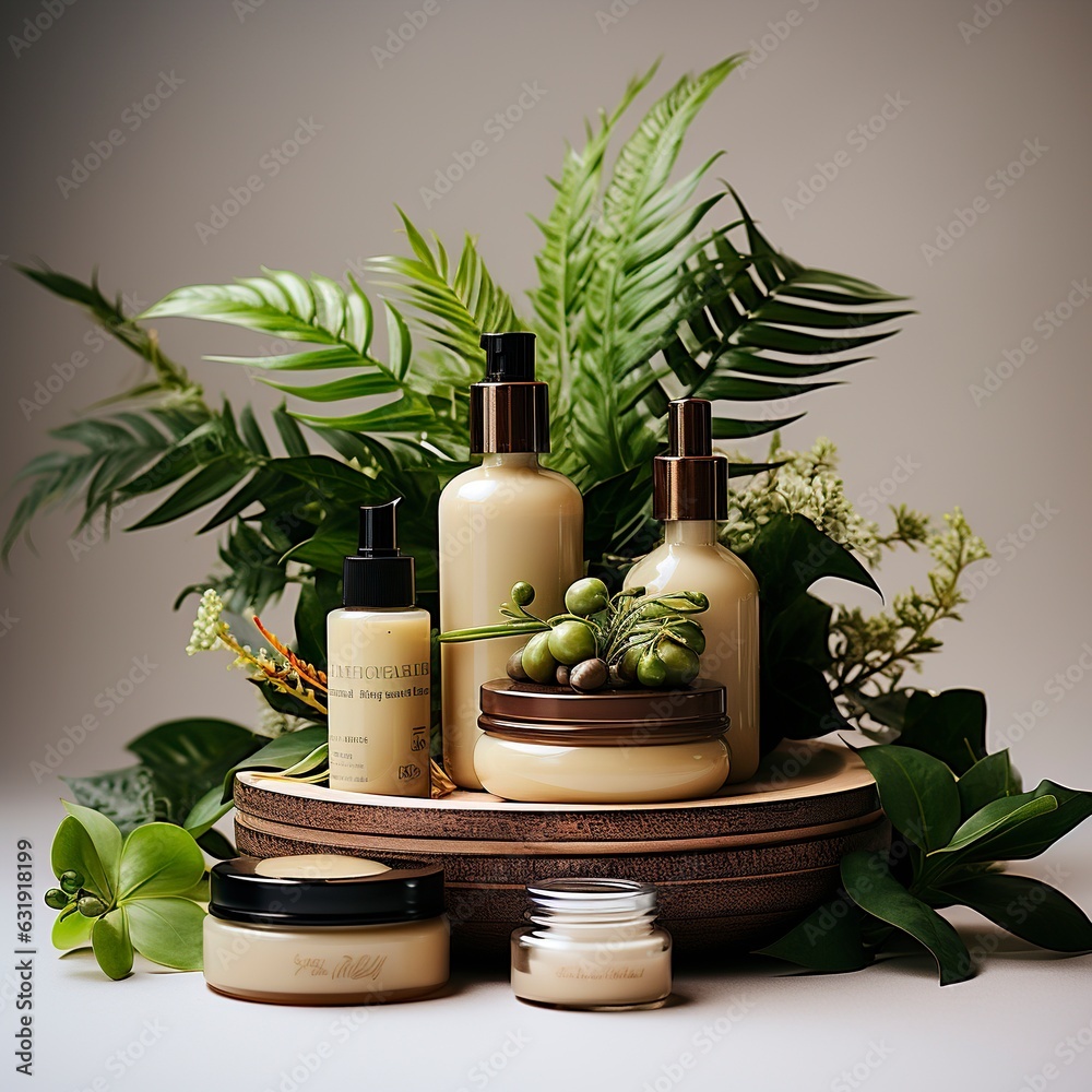 Eco-conscious elegance: Juxtaposition of natural cosmetics and lush ...