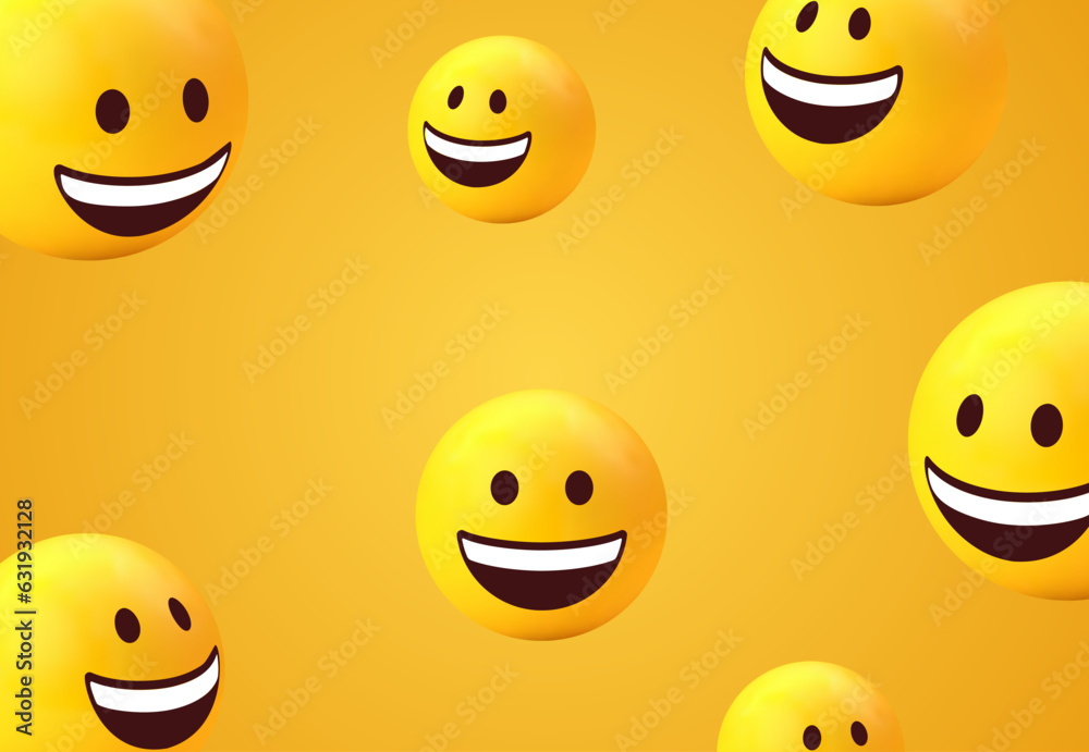 3d Smiley Face Emoji , Grinning Emoticon Face Feeling Happy, cute ...