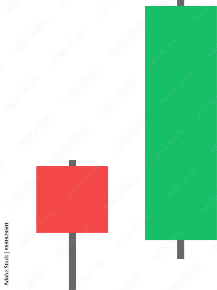 Candlestick Pattern in Sideways Market Stock Vector | Adobe Stock
