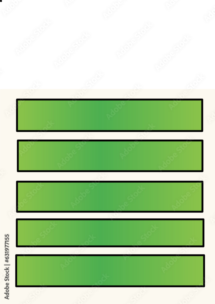 This image depicts a series of rectangular blocks in a vector format ...