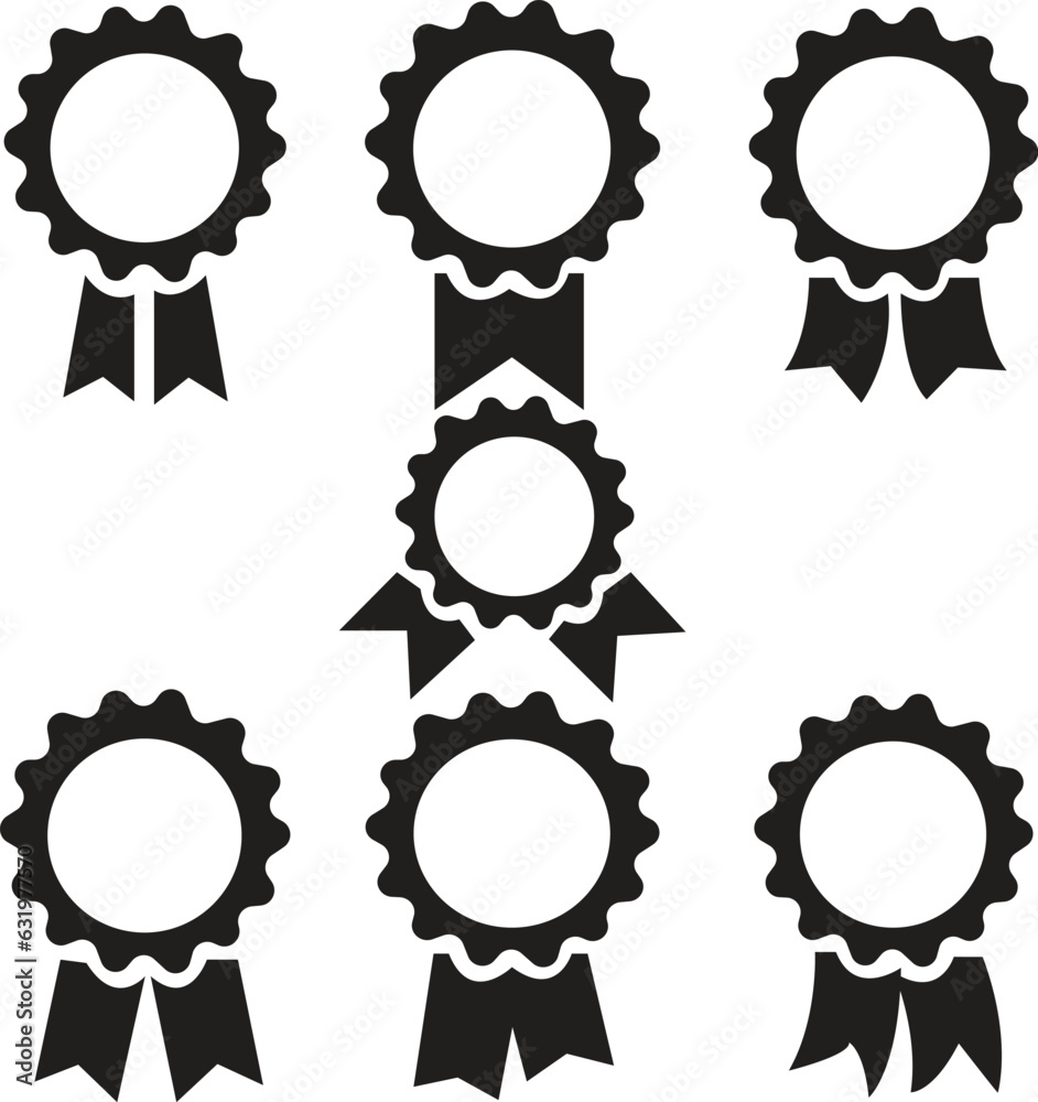 set of Quality certify badge icon. ribbon and banner. premium quality ...
